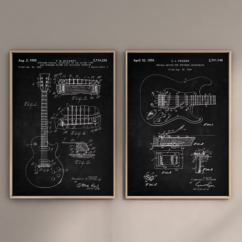Guitar Print - Etsy