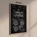 Firefighter Patent Prints: Chalkboard Art, Set of 4 (digital Download ...