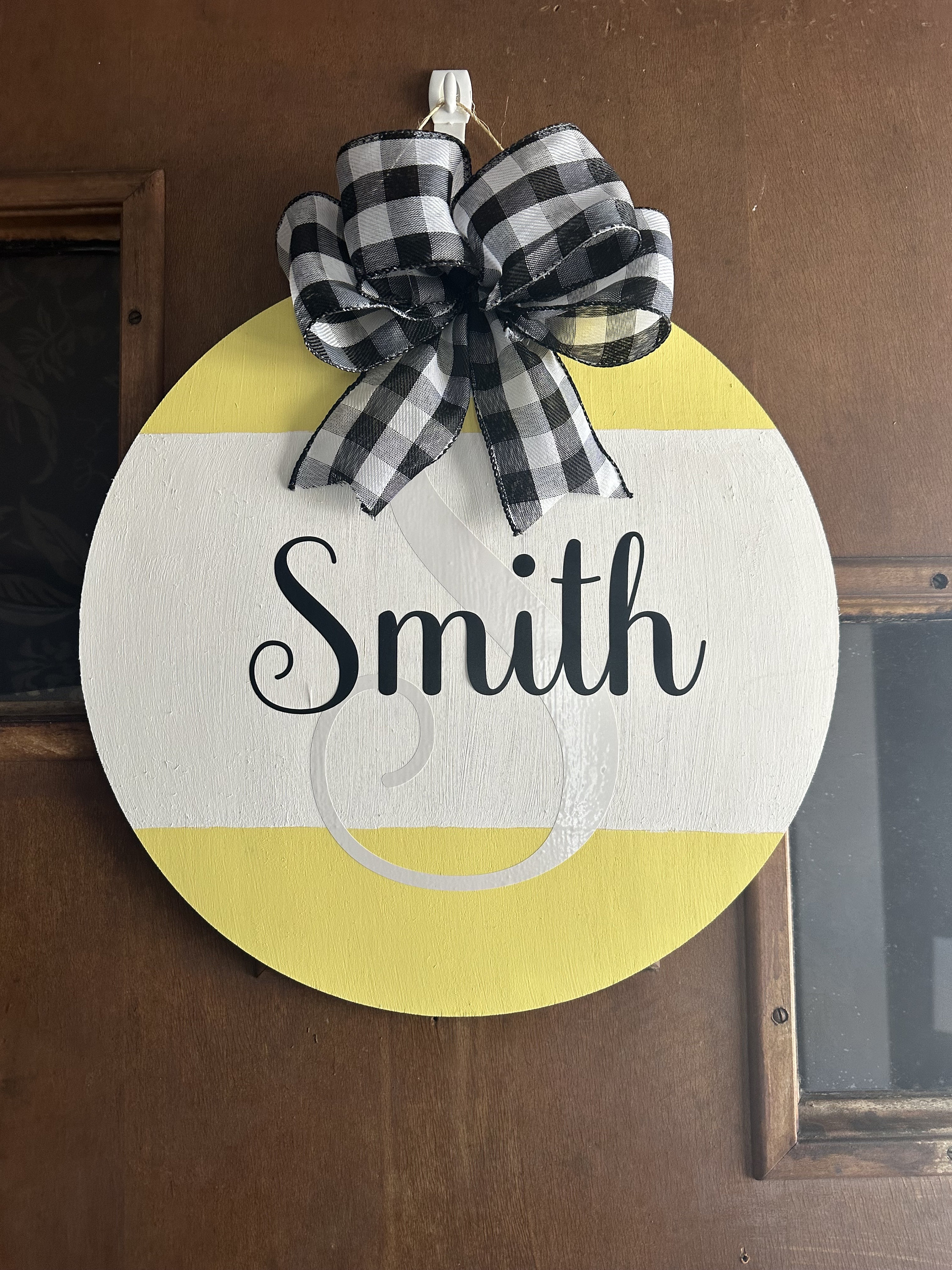 Last Name Door Sign - Etsy