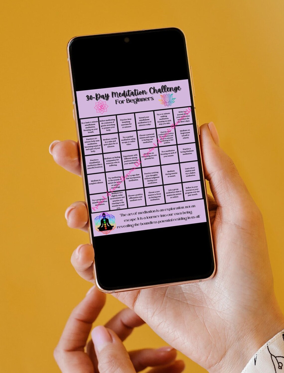 30-day Meditation Challenge for Beginners - Etsy