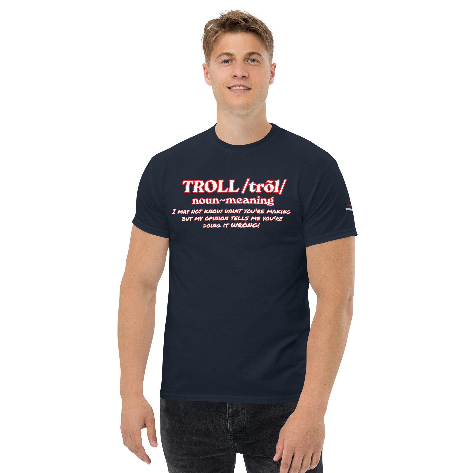 Men's Classic TROLL Tee - Etsy