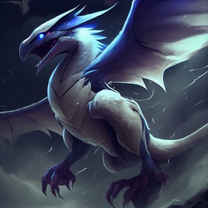 Lugia, Pokemon, Poster, Wall Art, Ai Art, Gift for Him, Gift for Her ...