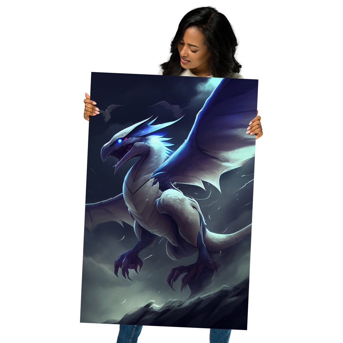 Lugia, Pokemon, Poster, Wall Art, Ai Art, Gift for Him, Gift for Her ...