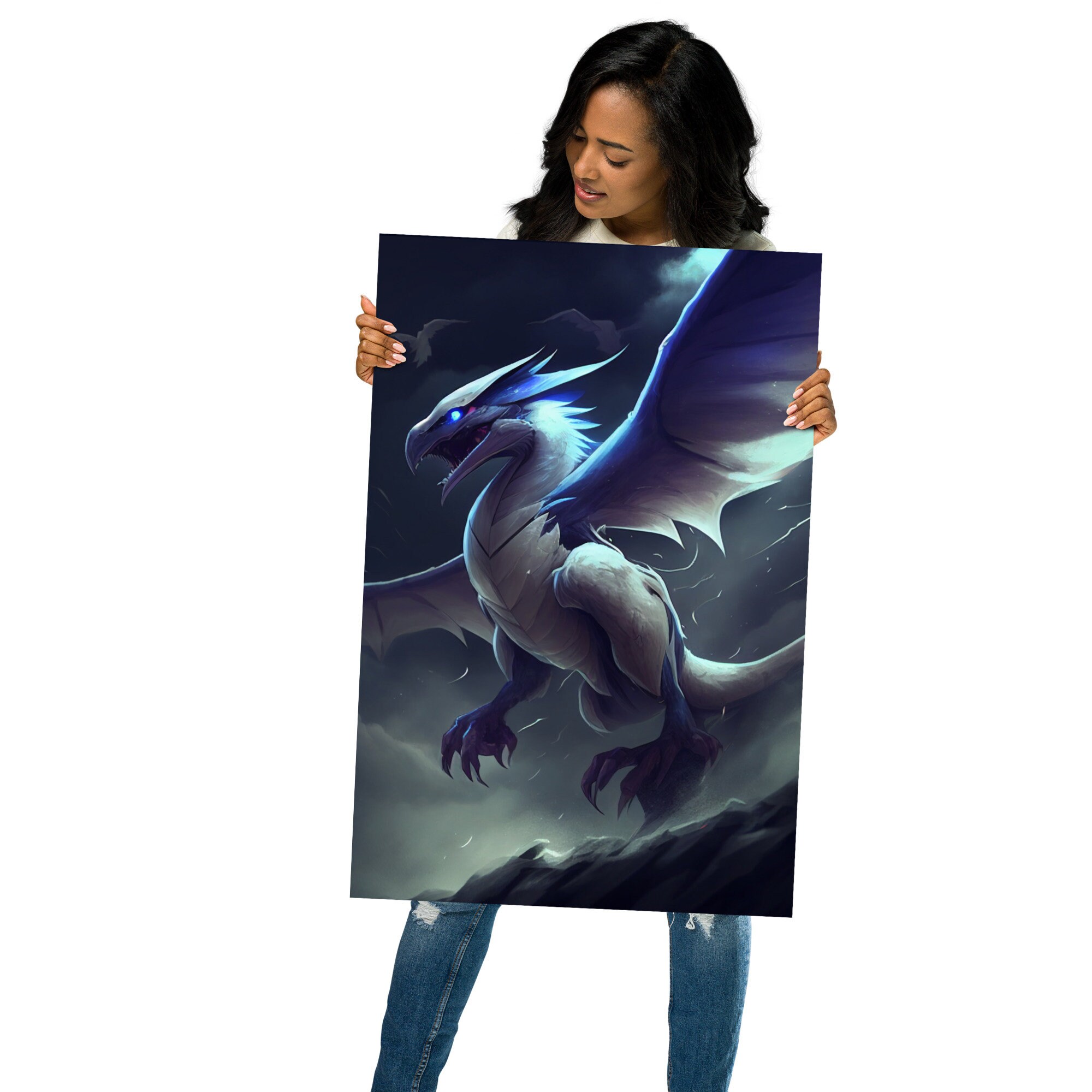 Lugia, Pokemon, Poster, Wall Art, Ai Art, Gift for Him, Gift for Her ...