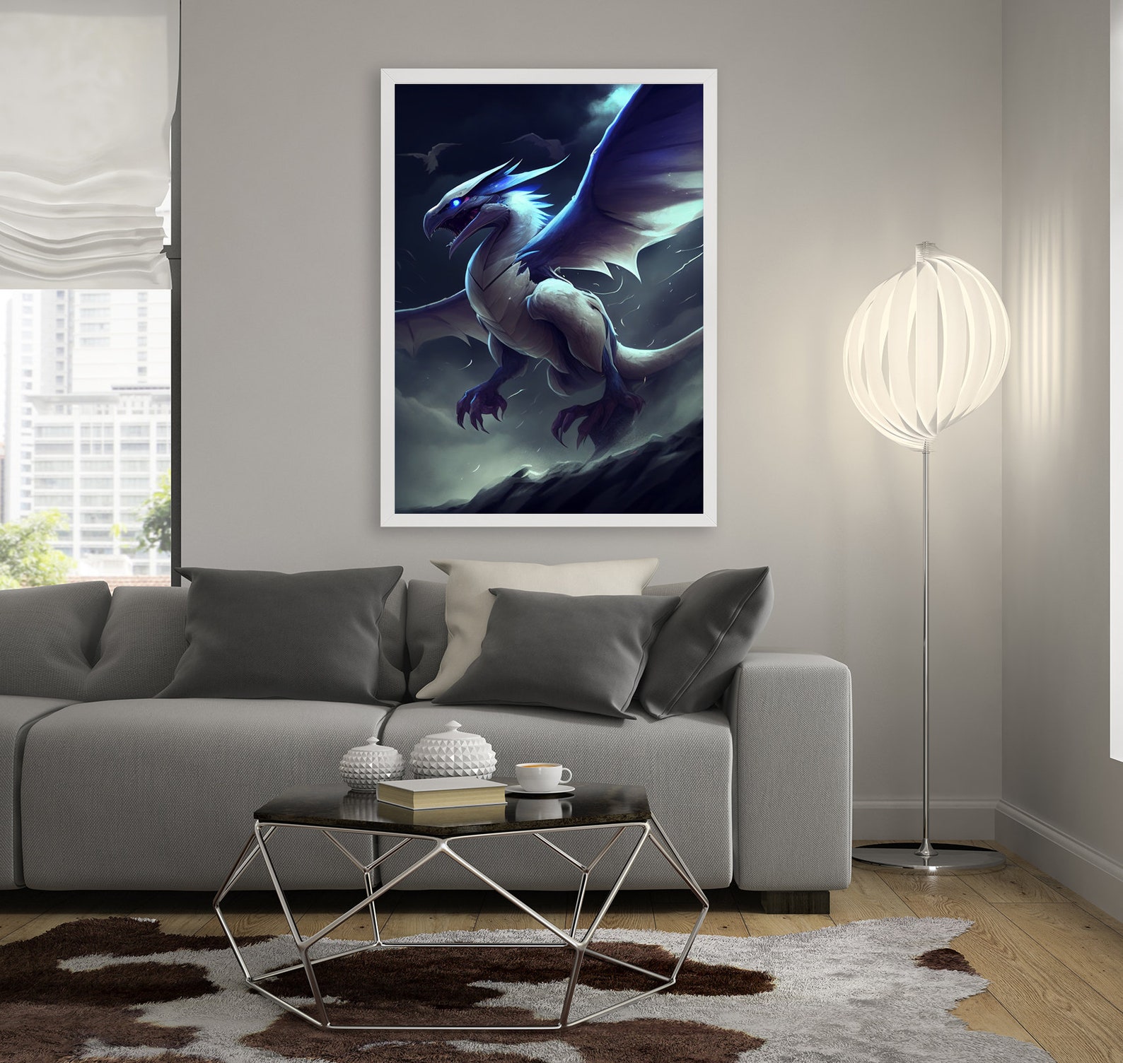Lugia, Pokemon, Poster, Wall Art, Ai Art, Gift for Him, Gift for Her ...