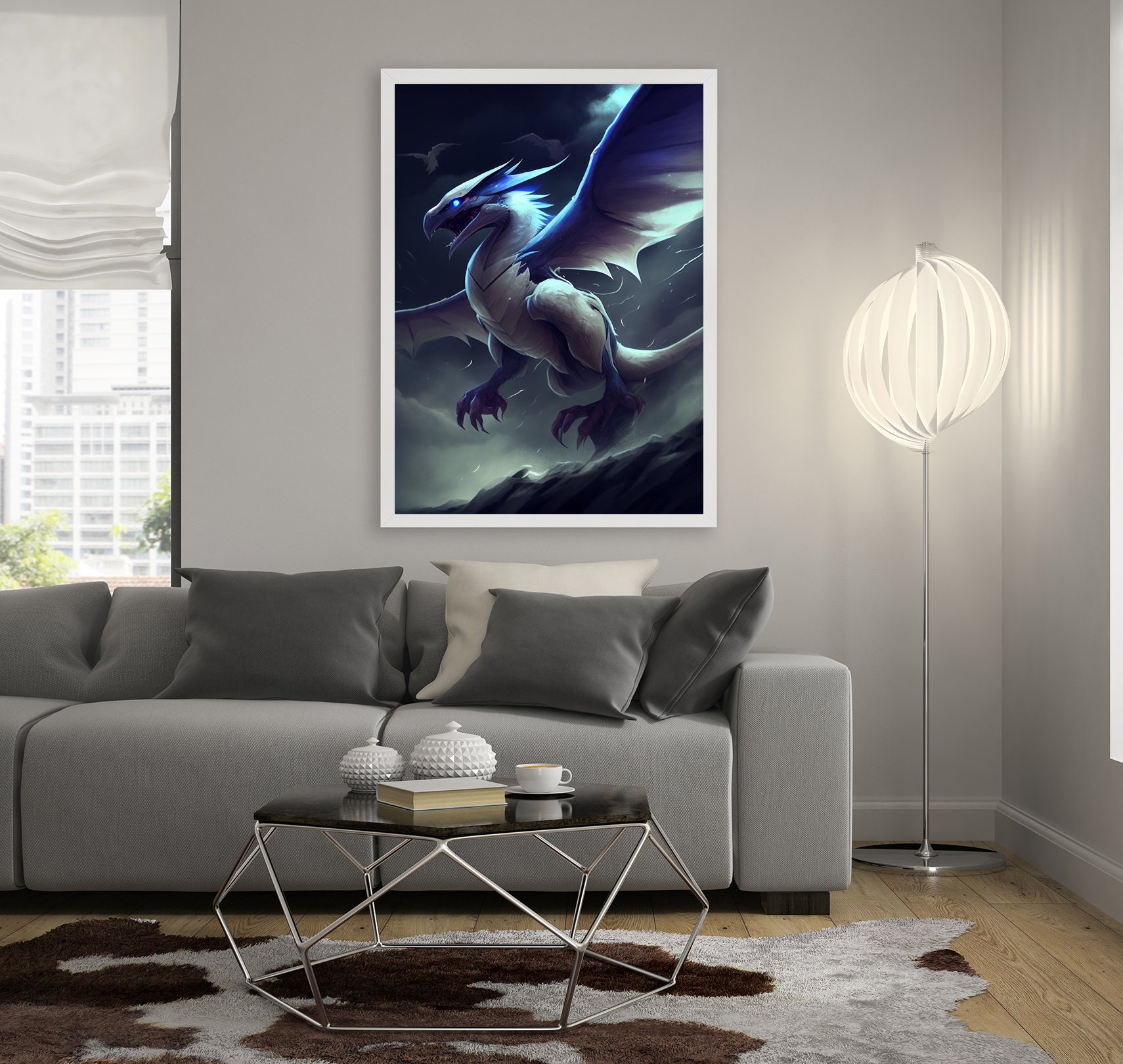 Lugia Pokemon Poster Wall Art Ai Art T For Him T For Her Self T Picture Etsy