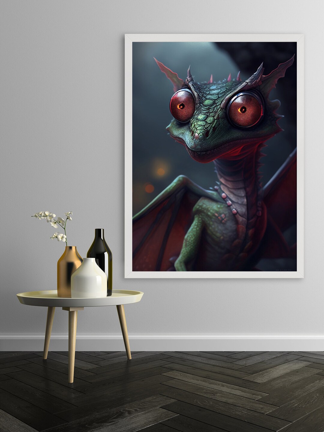 Flygon, Pokemon, Poster, Wall Art, Ai Art, Gift for Him, Gift for Her ...