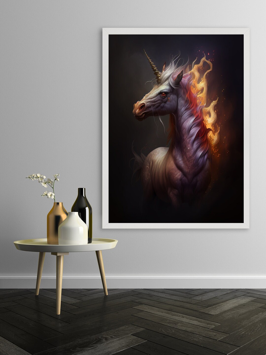Rapidash, Pokemon, Poster, Wall Art, Ai Art, Gift for Him, Gift for Her ...