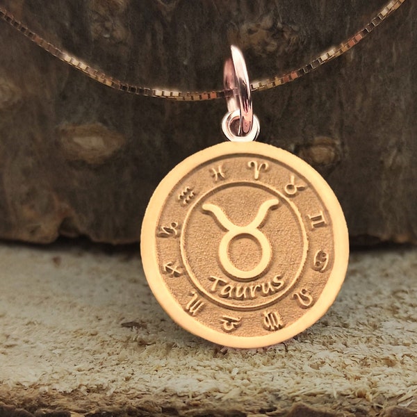 Taurus Pendant - Etsy
