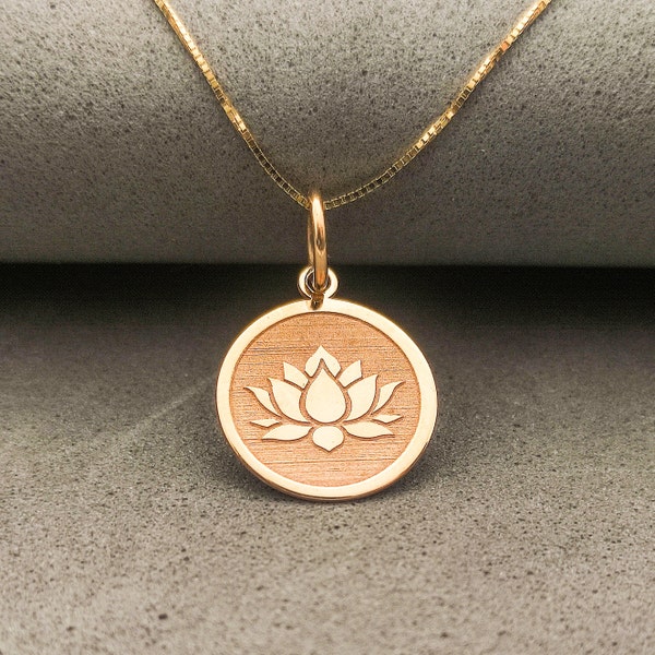 Lotus Flower Pendant - Etsy