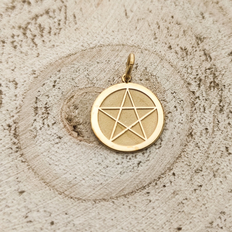 Pentacle Charm - Etsy