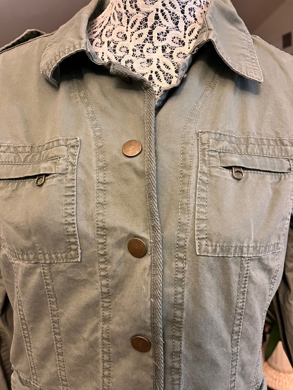 Upcycled Utility Jacket World Map Traveler, Women's Medium - Etsy