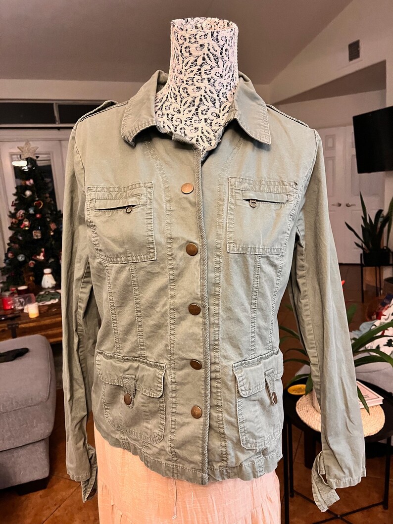 Upcycled Utility Jacket World Map Traveler, Women's Medium - Etsy