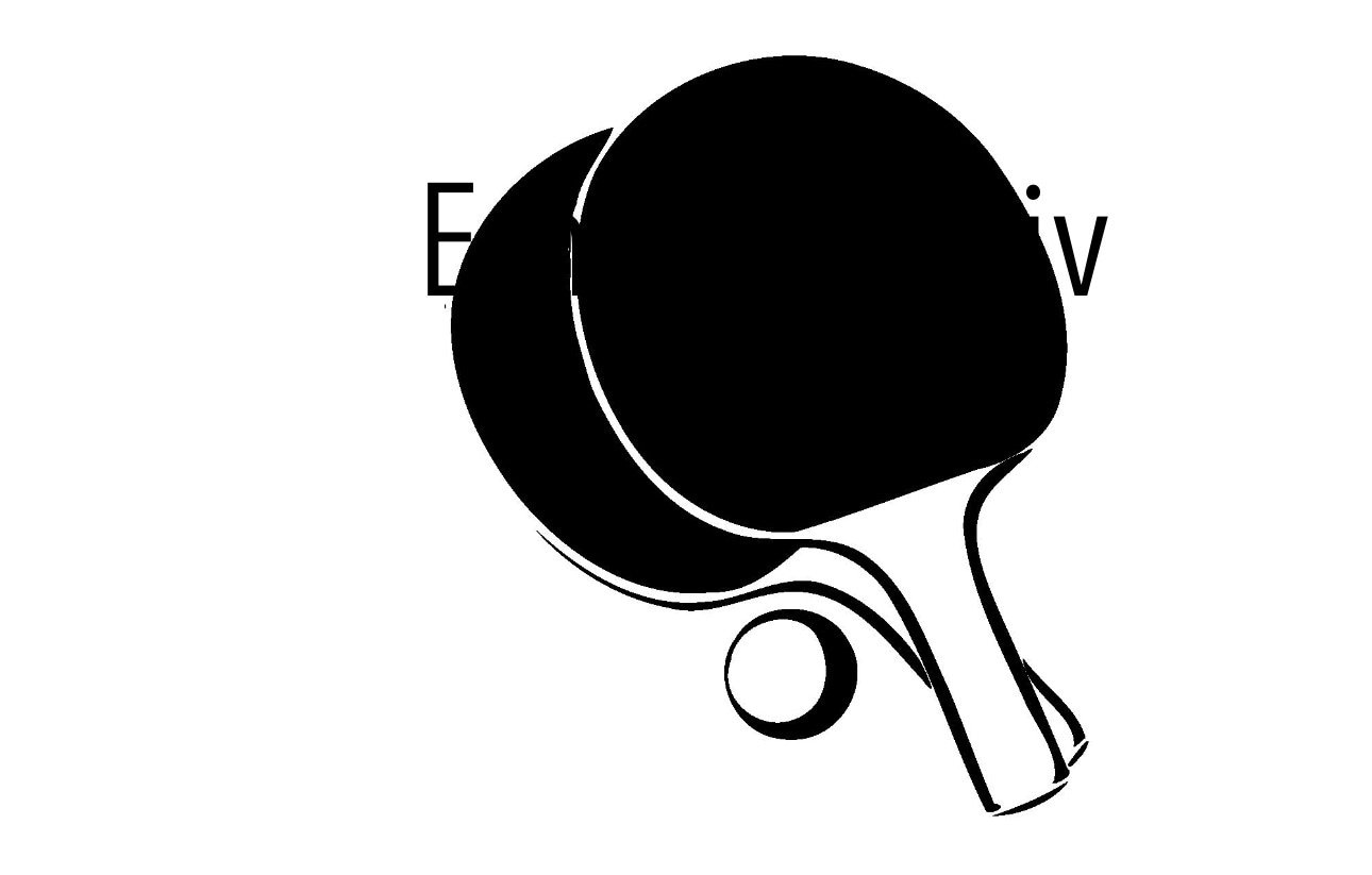 SVG Table Tennis Rackets, Black Silhouettes Digital Clipart, Instant ...