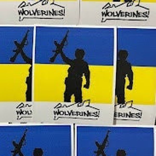 Red Dawn Wolverines Sticker - Etsy