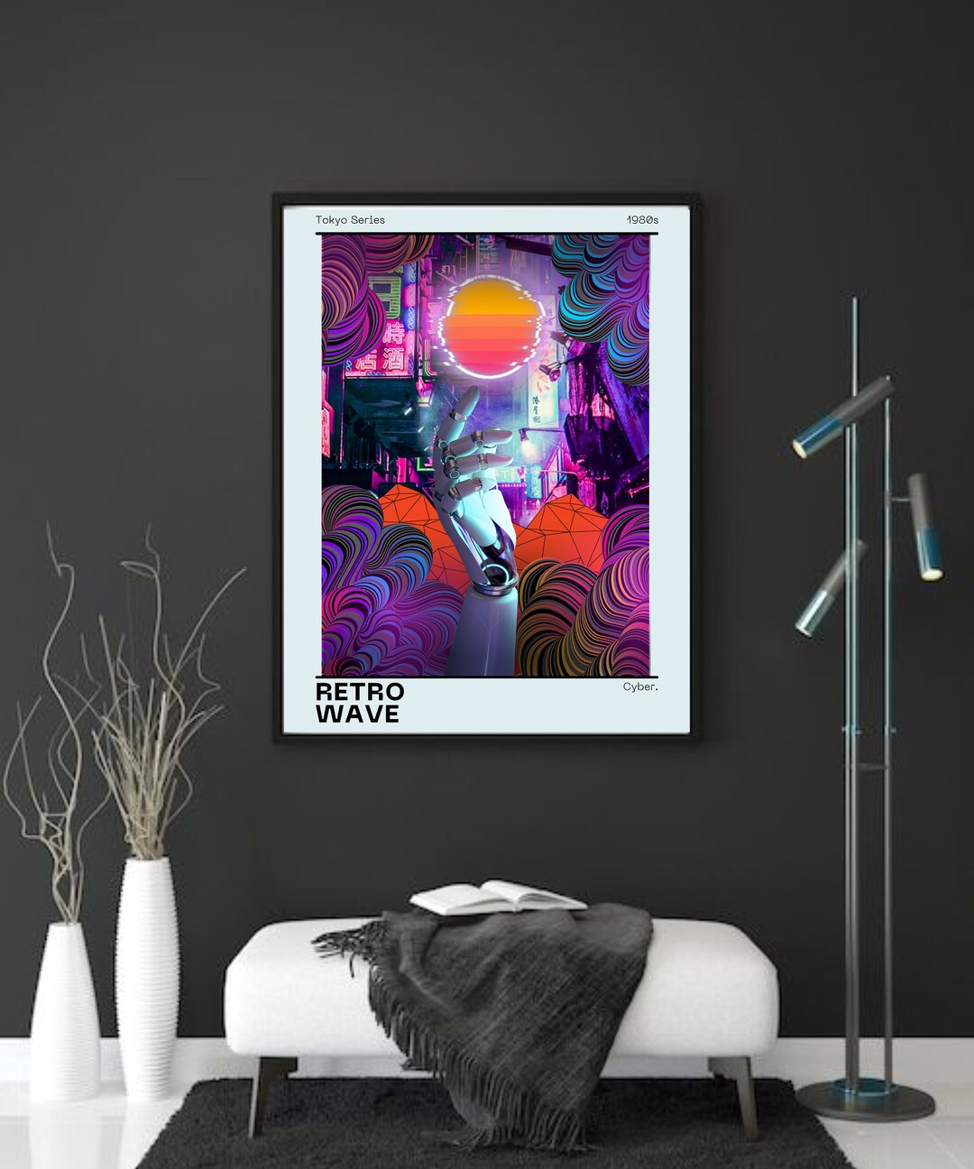 Surrealism Cyberpunk Retro 1980s Poster: Printable Retrowave - Etsy