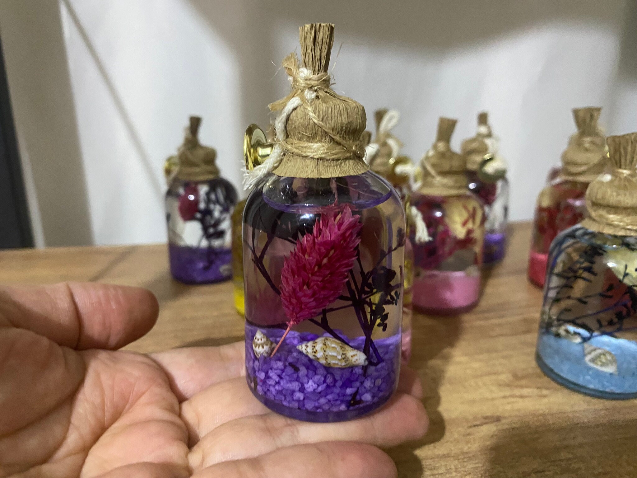 Decorative Handmade Oil Lamp Candle Set of 4, Smokeless and Odourless ...