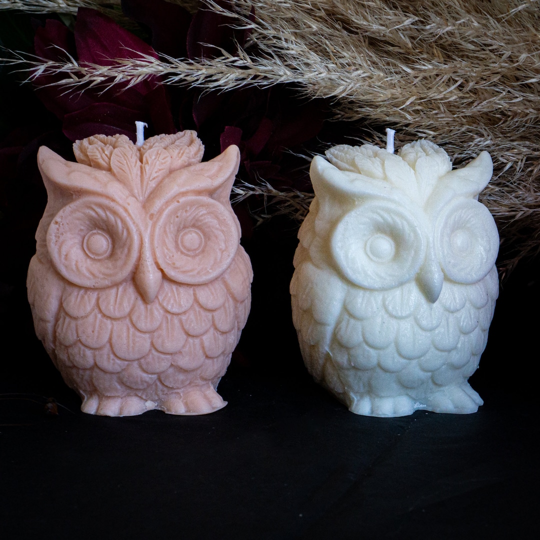 Bougie parfumée hibou - bougie chouette - Bougies décorative ...