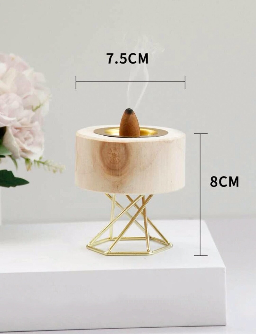 Incense Round-shape Burner | Gold Burner, Incense Decor, Ritual Burner ...