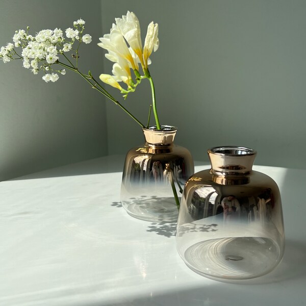 Rose Gold Vases - Etsy