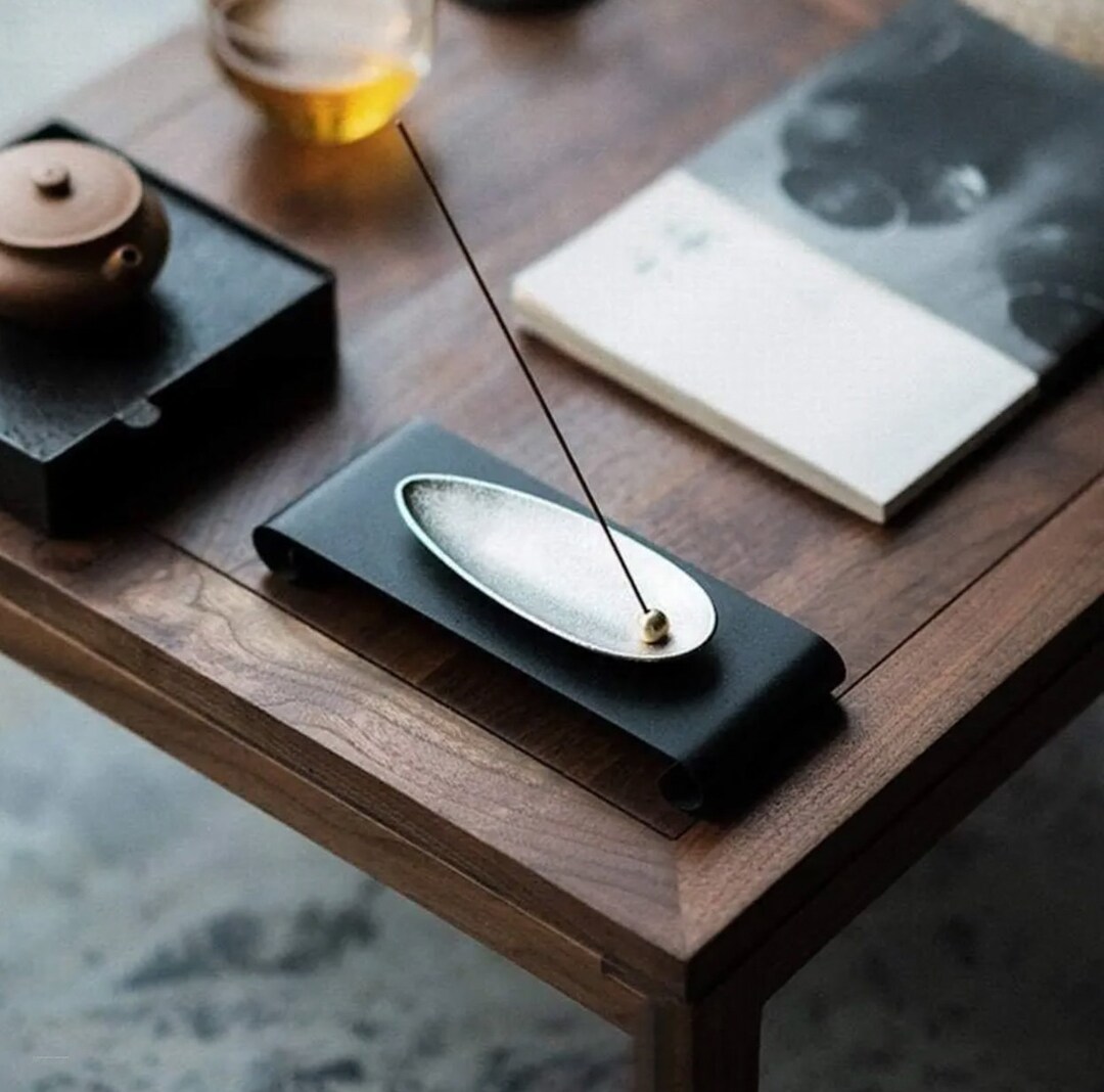 Incense Stick Holder | Classic Silver Burner, Zinc Holder, Meditation ...