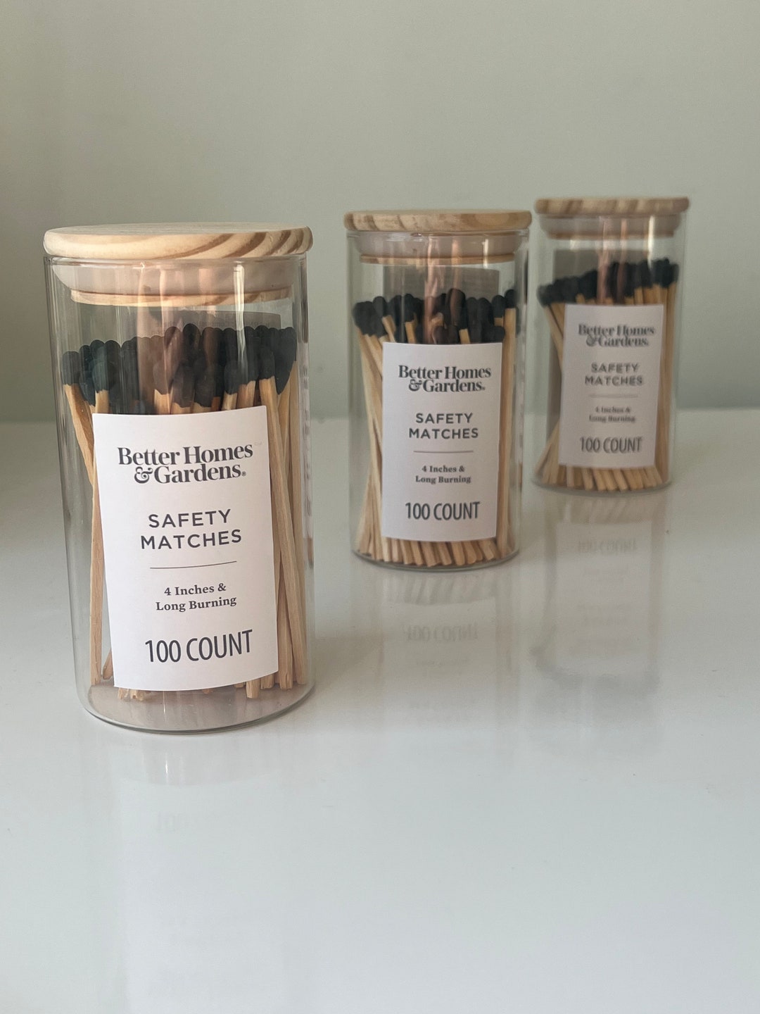 Luxury Match Sticks 100 Psc | Matchsticks in a Glass, Decorative ...