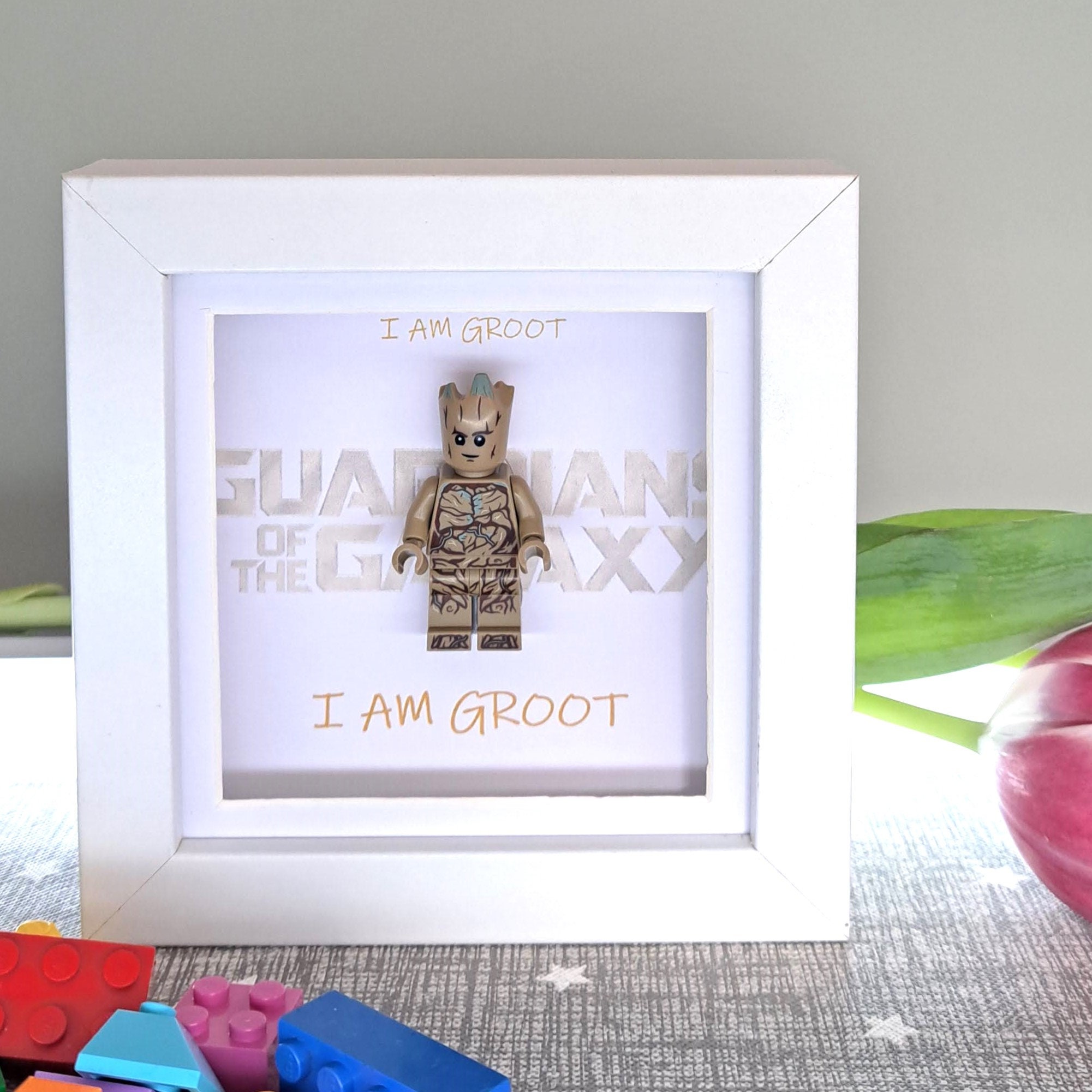 Unique Superhero Minifigure Frames Personalised Gift for the Fans ...
