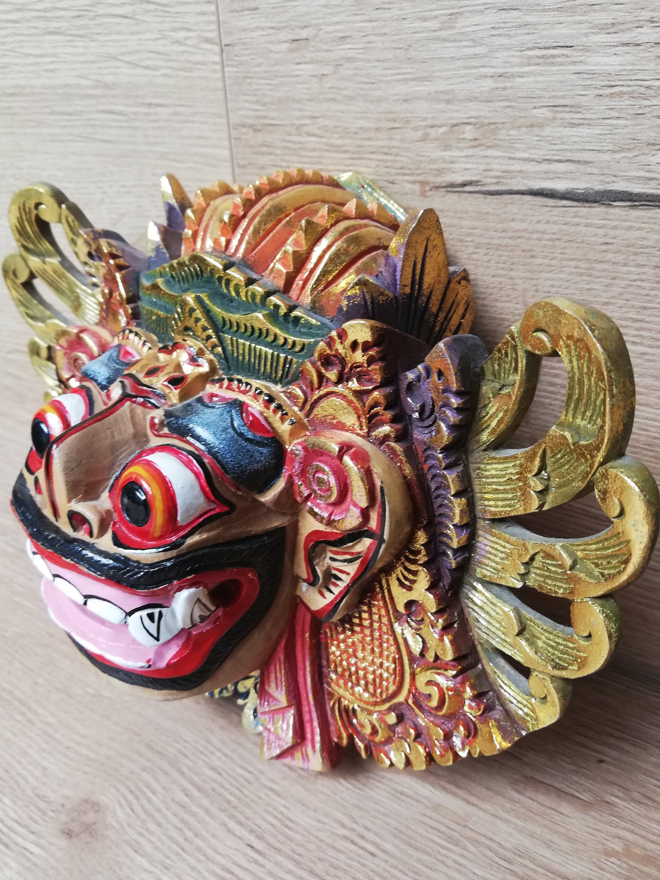 Traditional Barong Mask Balinese Culture Ritual Mask Asia - Etsy