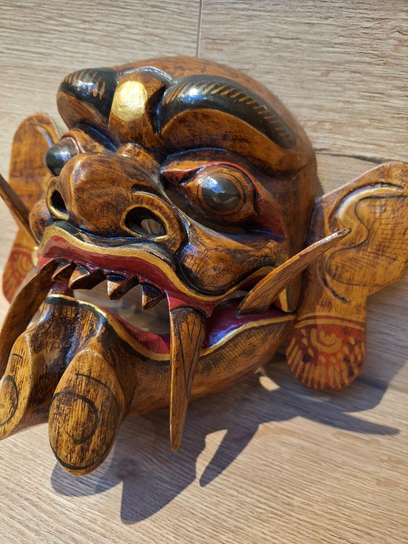 Raksasa Balinese Demon Mask Wayang Wong Bali Folk Art Hand Carved Wood ...