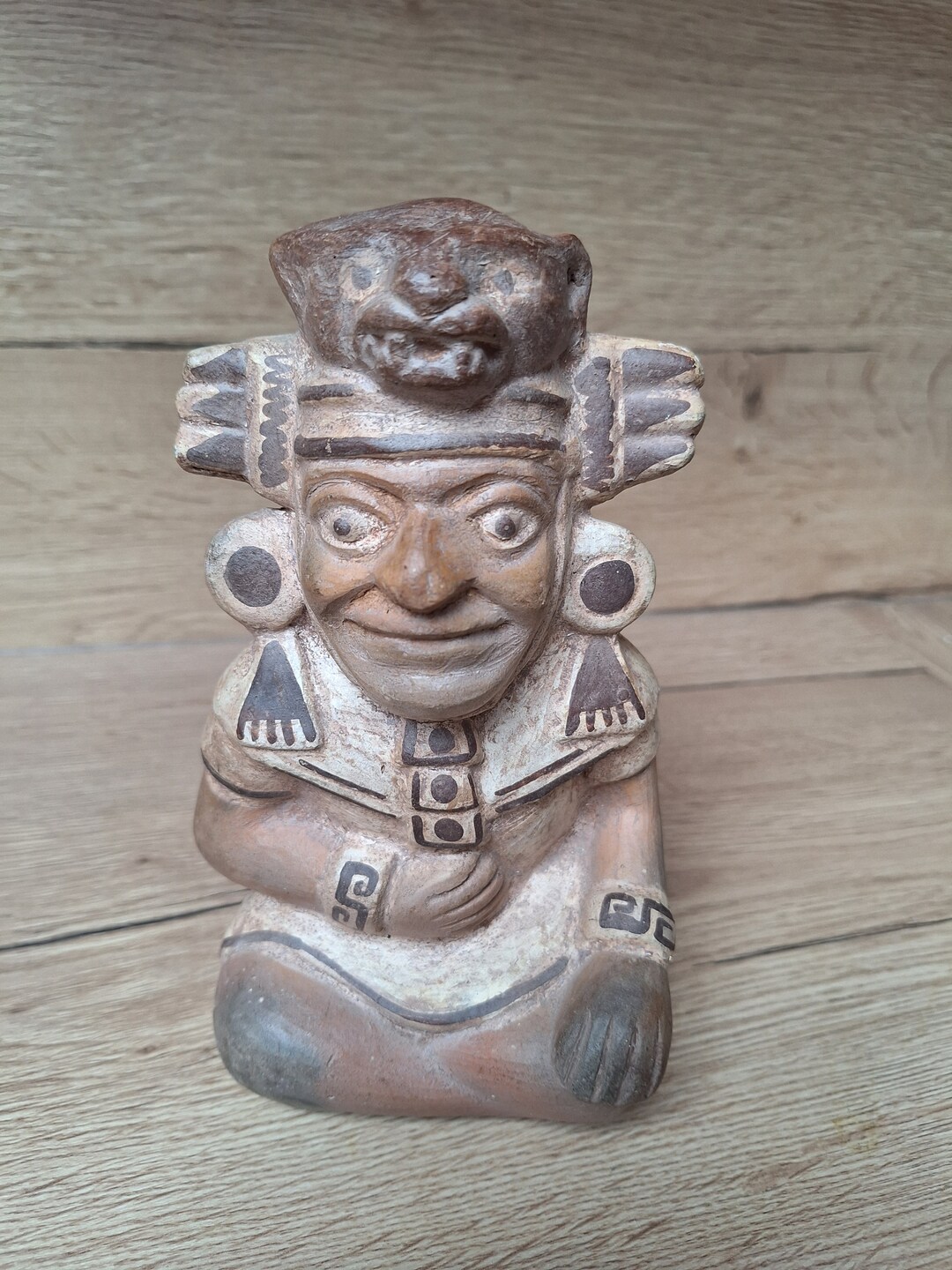 Reproduction of a Mochica Ceramic Jug, Pre-columbian Peruvian Culture ...