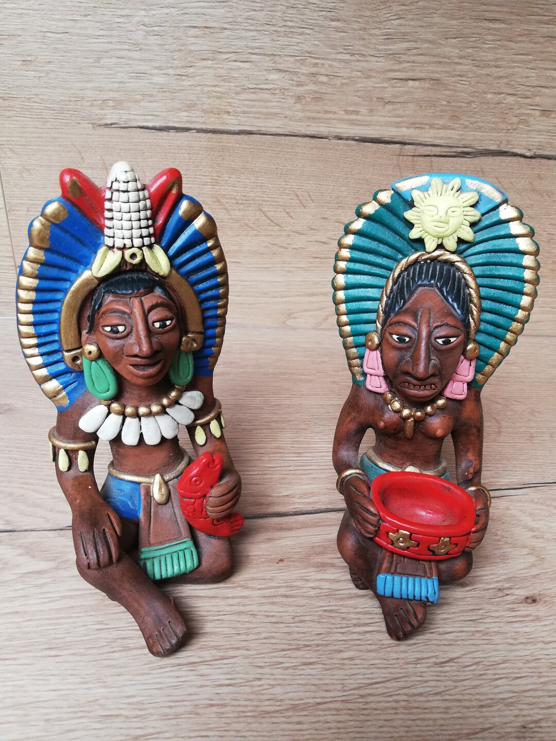 Figurine, Inca Terracotta Statuette, Mayans, South American Crafts ...