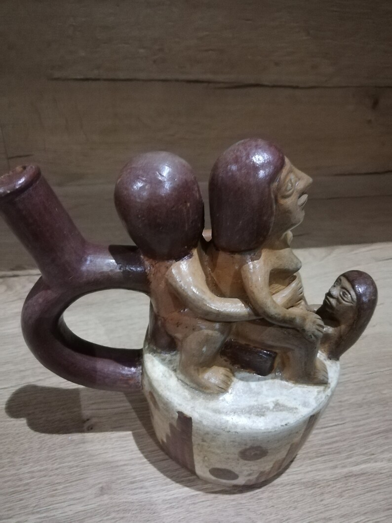 Ceramic Mochica Culture moche Childbirth Scene, Peruvian Crafts, Peru ...
