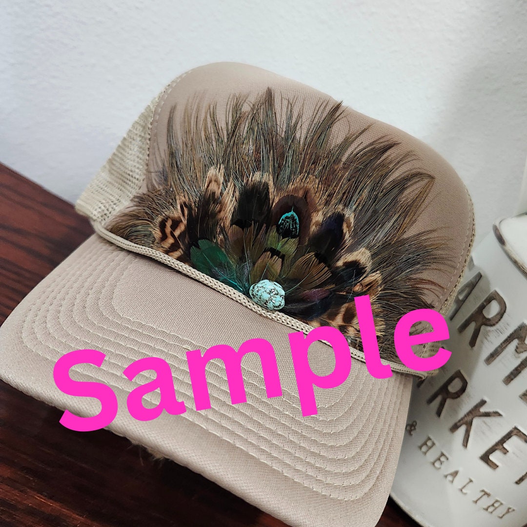 Feather Patch Crown for Trucker Hats DIY - Etsy