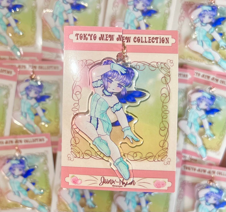 Tokyo Mew Mew Epoxy Keychains - Etsy