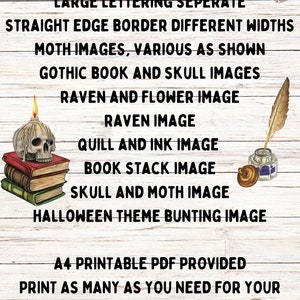 Dark Academia Bulletin Board Printable: Edgar Allan Poe Quote (A4 PDF ...