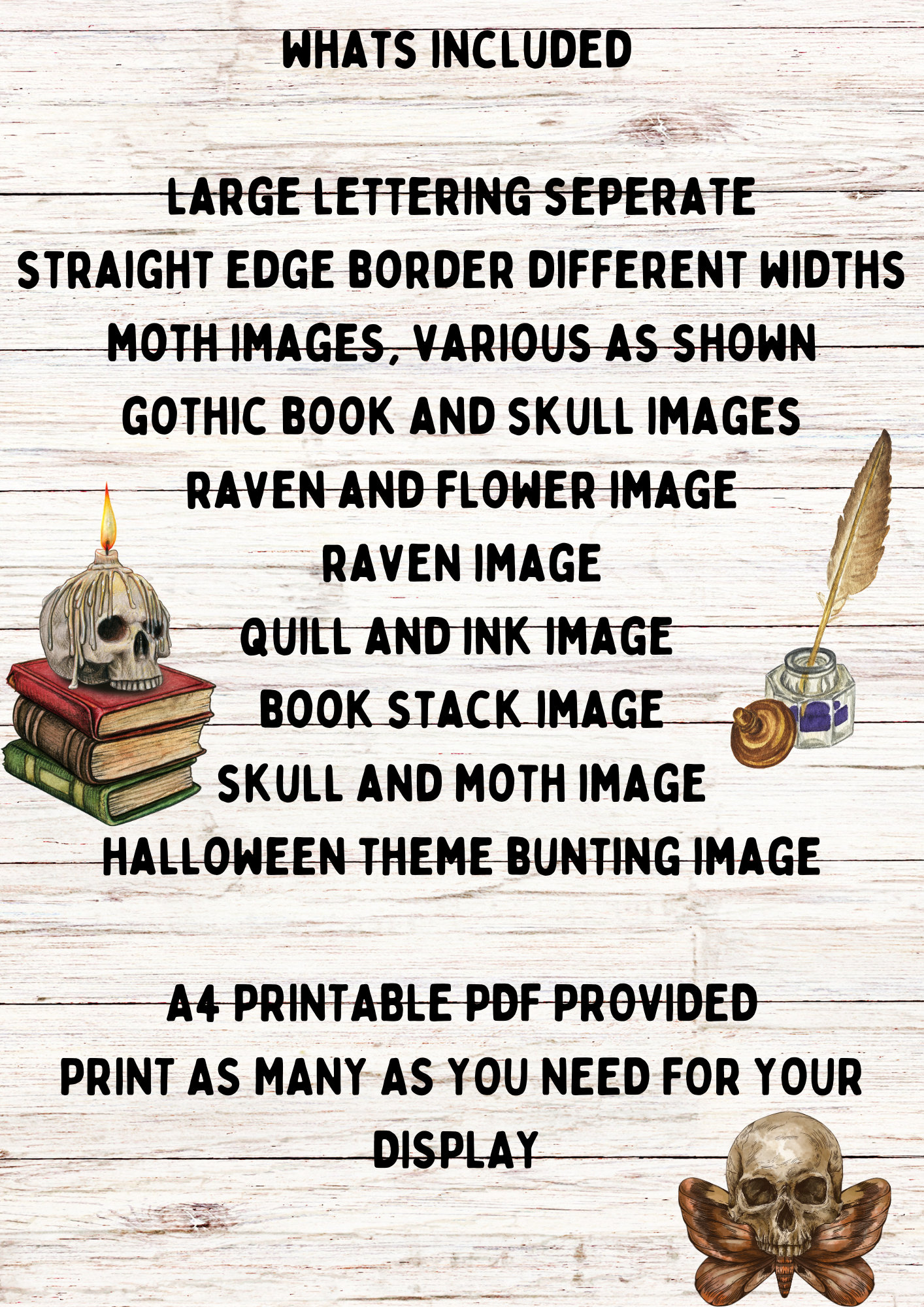 Dark Academia Bulletin Board Printable: Edgar Allan Poe Quote (A4 PDF ...