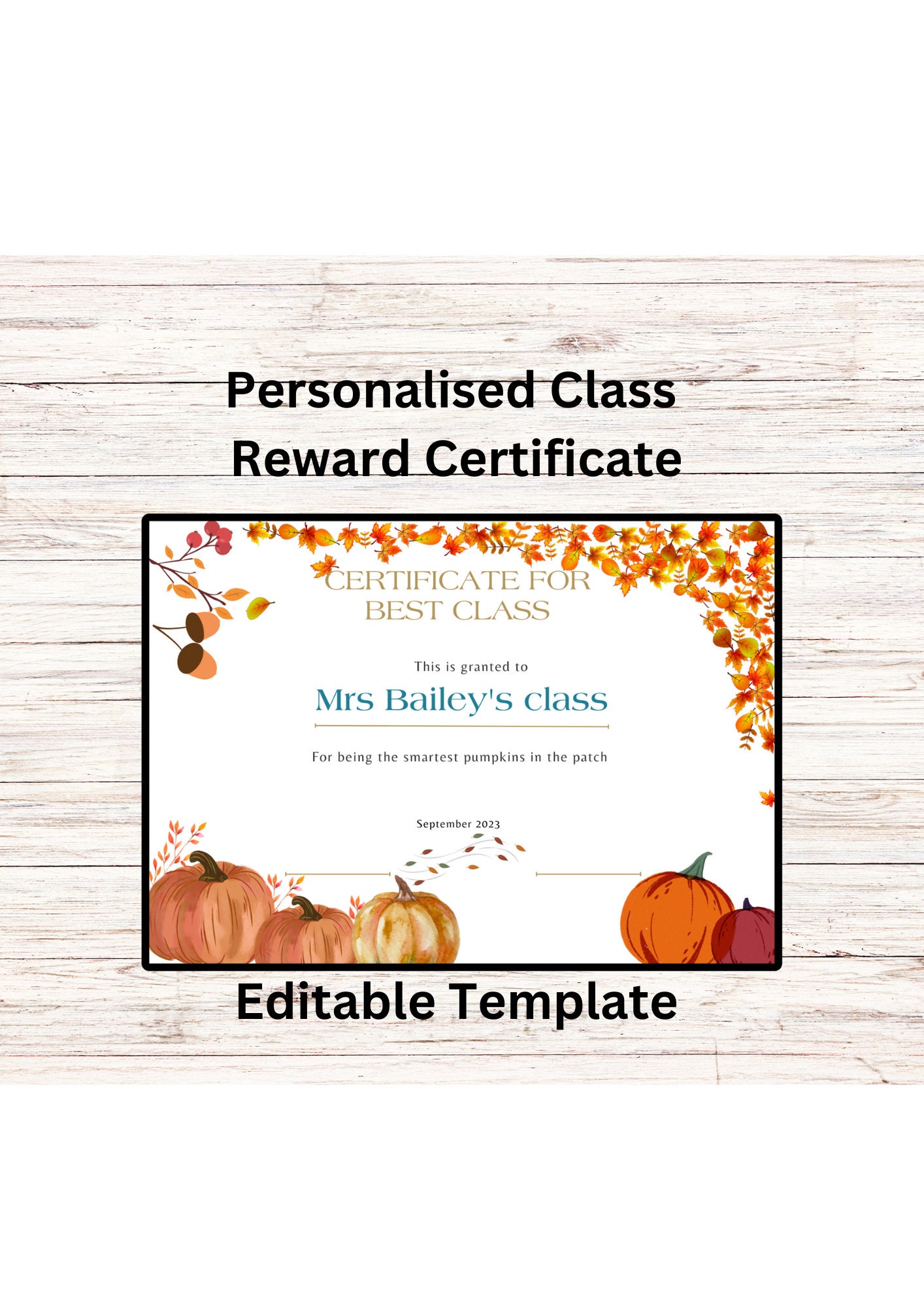 Reward Certificate Templates
