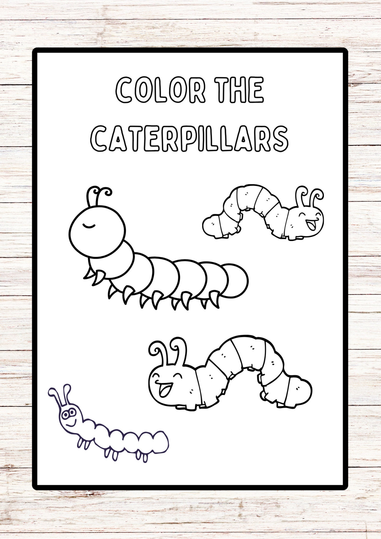 Butterfly Life Cycle Craft Printable: Metamorphosis Coloring Sheets (A4 ...