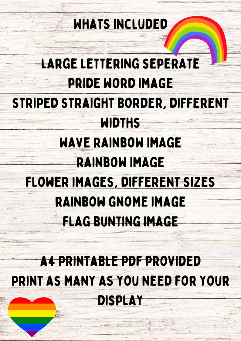 Pride Month Bulletin Board Printable: LGBTQ Inclusive Classroom Decor (A4 PDF) - Etsy