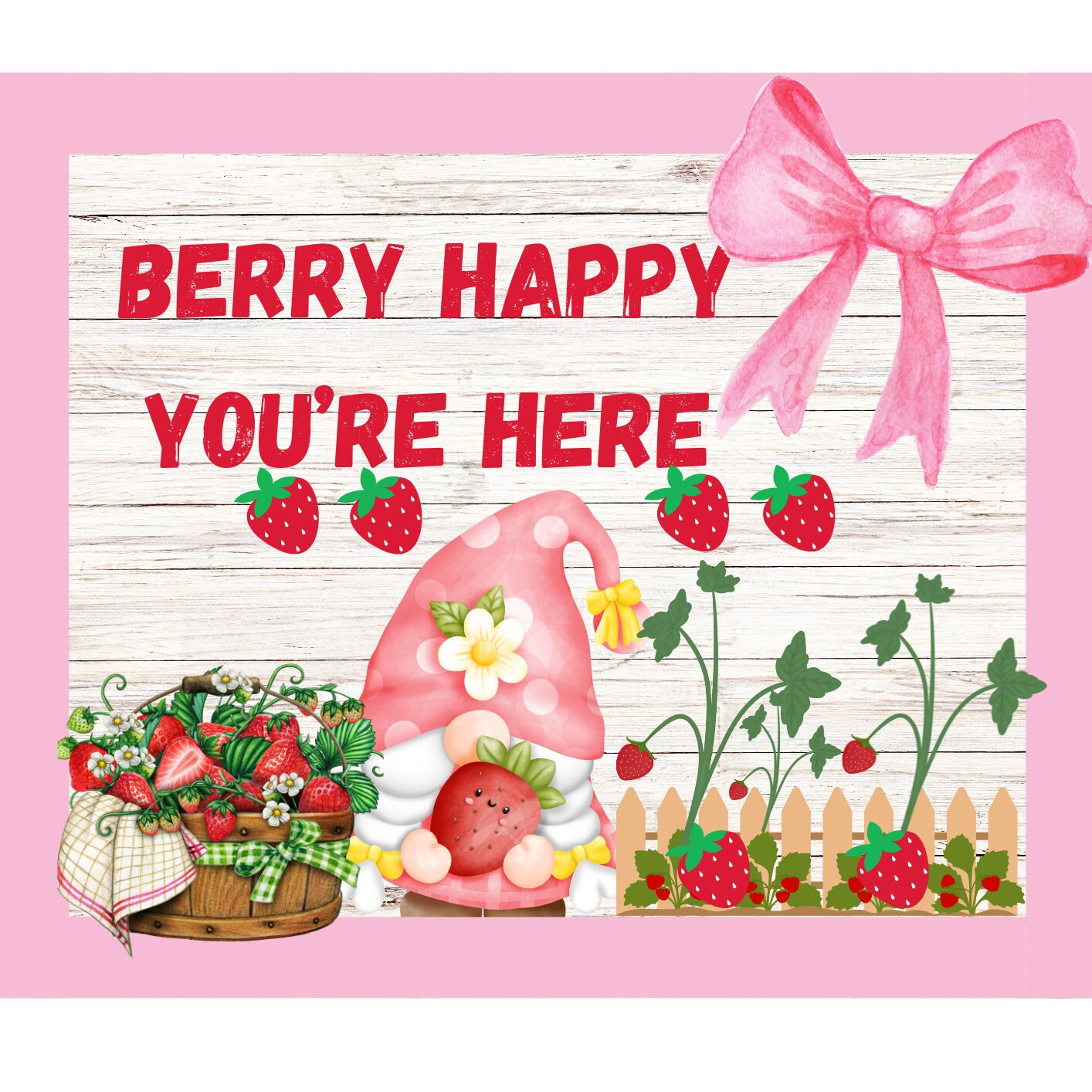 Summer Bulletin Board Printable, Berry Bulletin Board, Strawberry Patch ...