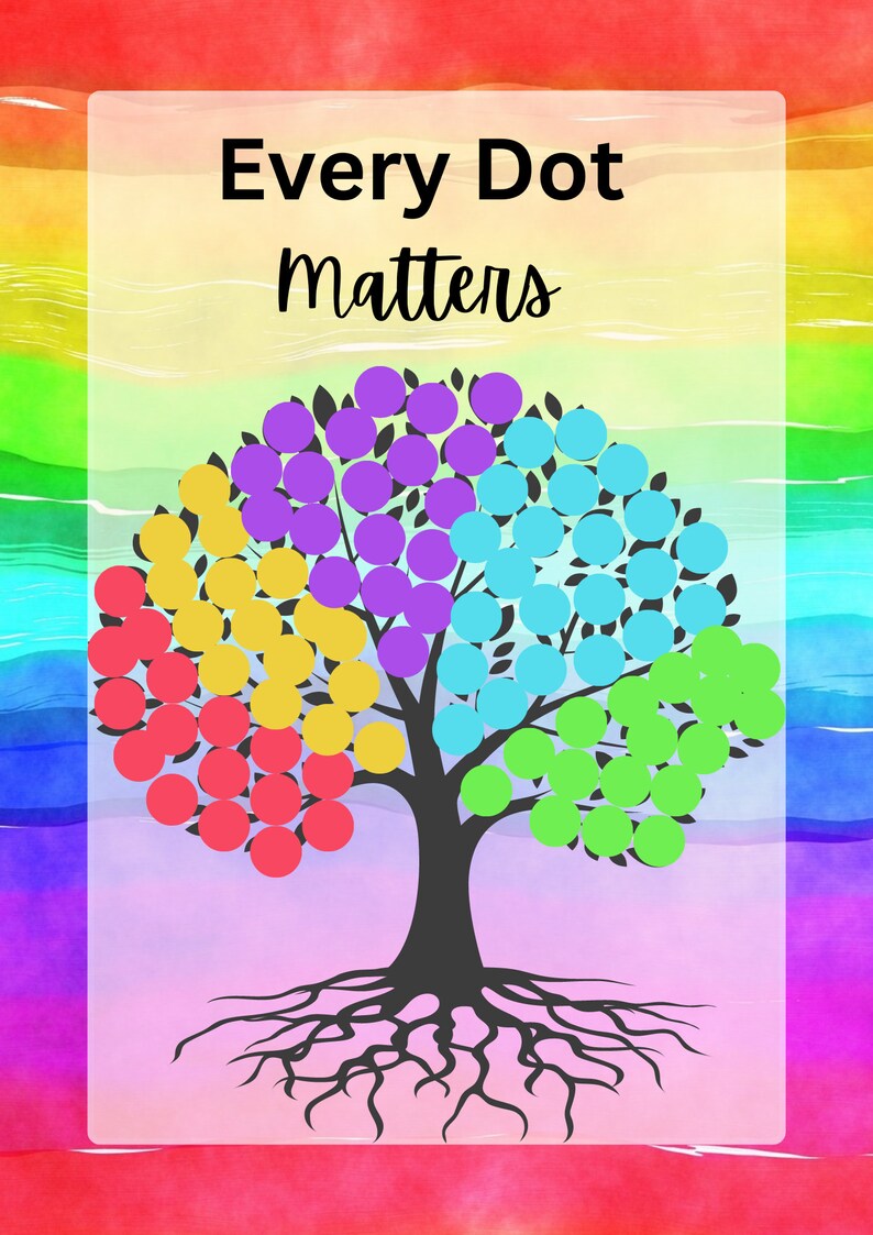 International Dot Day Classroom Poster Student Activity - Etsy Australia