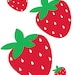 Strawberry Bulletin Board Printable: Berry Happy Spring Decor (A4 PDF ...