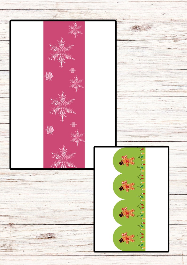 Christmas Bulletin Board Borders 18 Printable Borders - Etsy