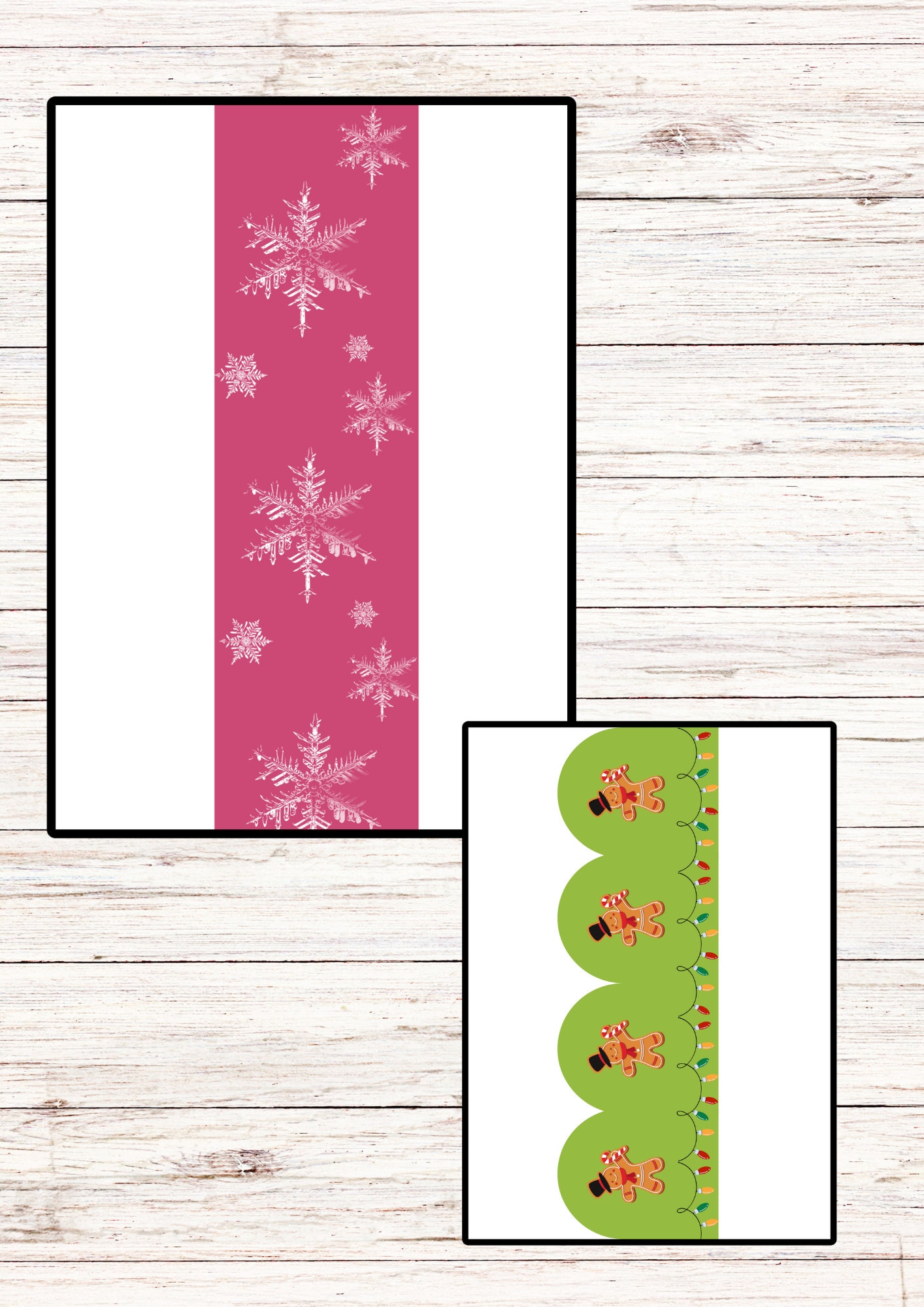 Christmas Bulletin Board Borders, 18 Printable Borders, Holiday ...