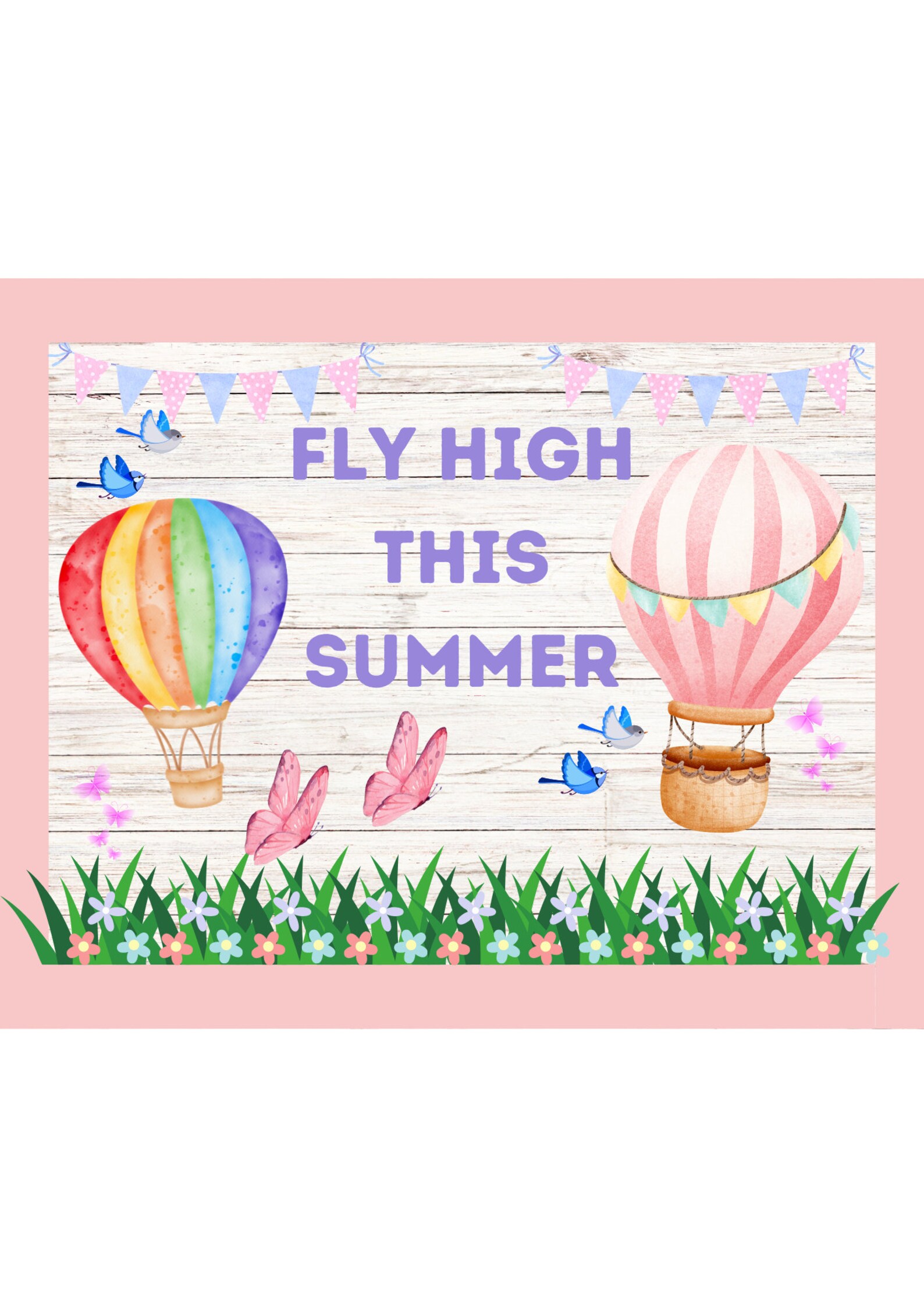 End of Year Bulletin Board Printable, Graduation Bulletin Board, Summer ...