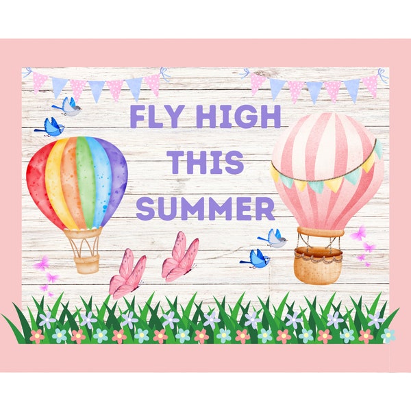 Hot Air Balloon Bulletin Board - Etsy