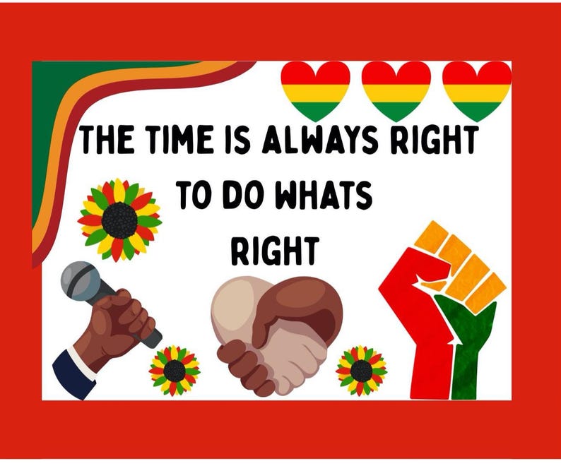 Black History Month Bulletin Board Printable , Martin Luther King Quote ...