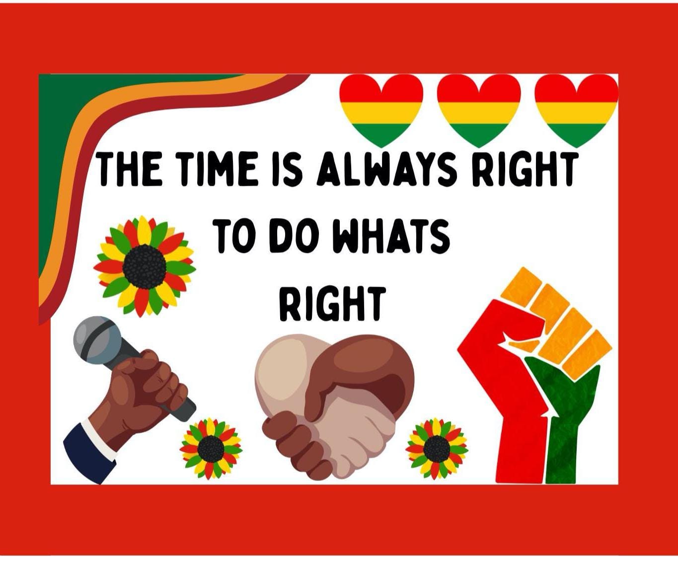 Black History Month Bulletin Board Printable , Martin Luther King Quote ...