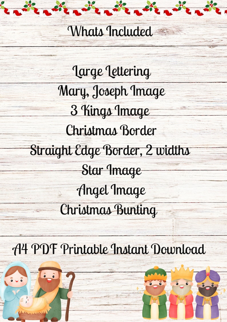 Christian Christmas Bulletin Board Kit, Nativity Scene Bulletin Board ...