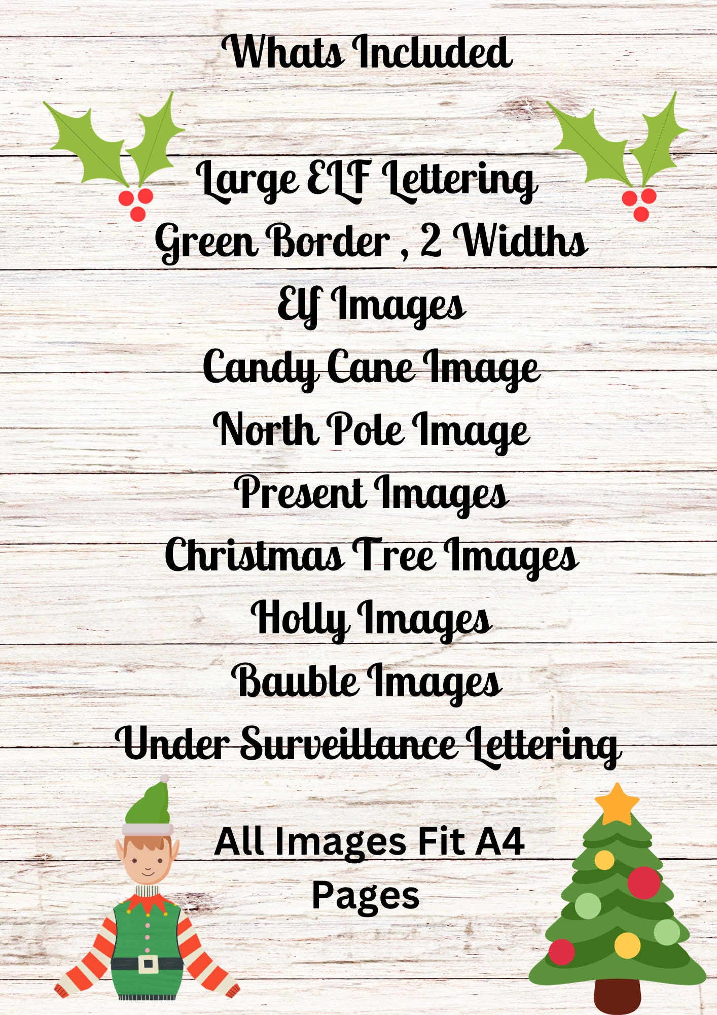 Christmas Bulletin Board Printable Kit, Christmas Elf Bulletin Board ...